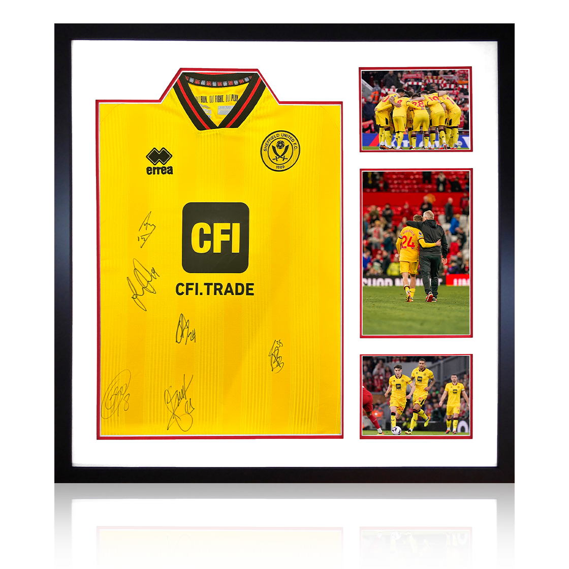 Sheffield United Squad Signed 23/24 Shirt Elite Frame – The Fan Cave ...