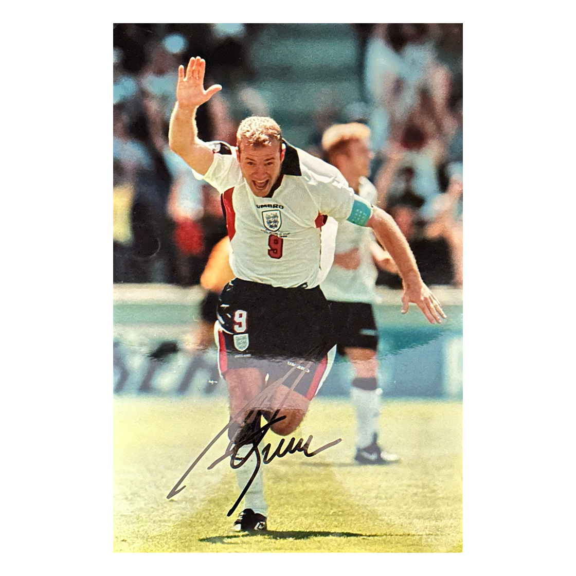 Alan Shearer Signed England 12x8 Photo 3 – The Fan Cave Memorabilia