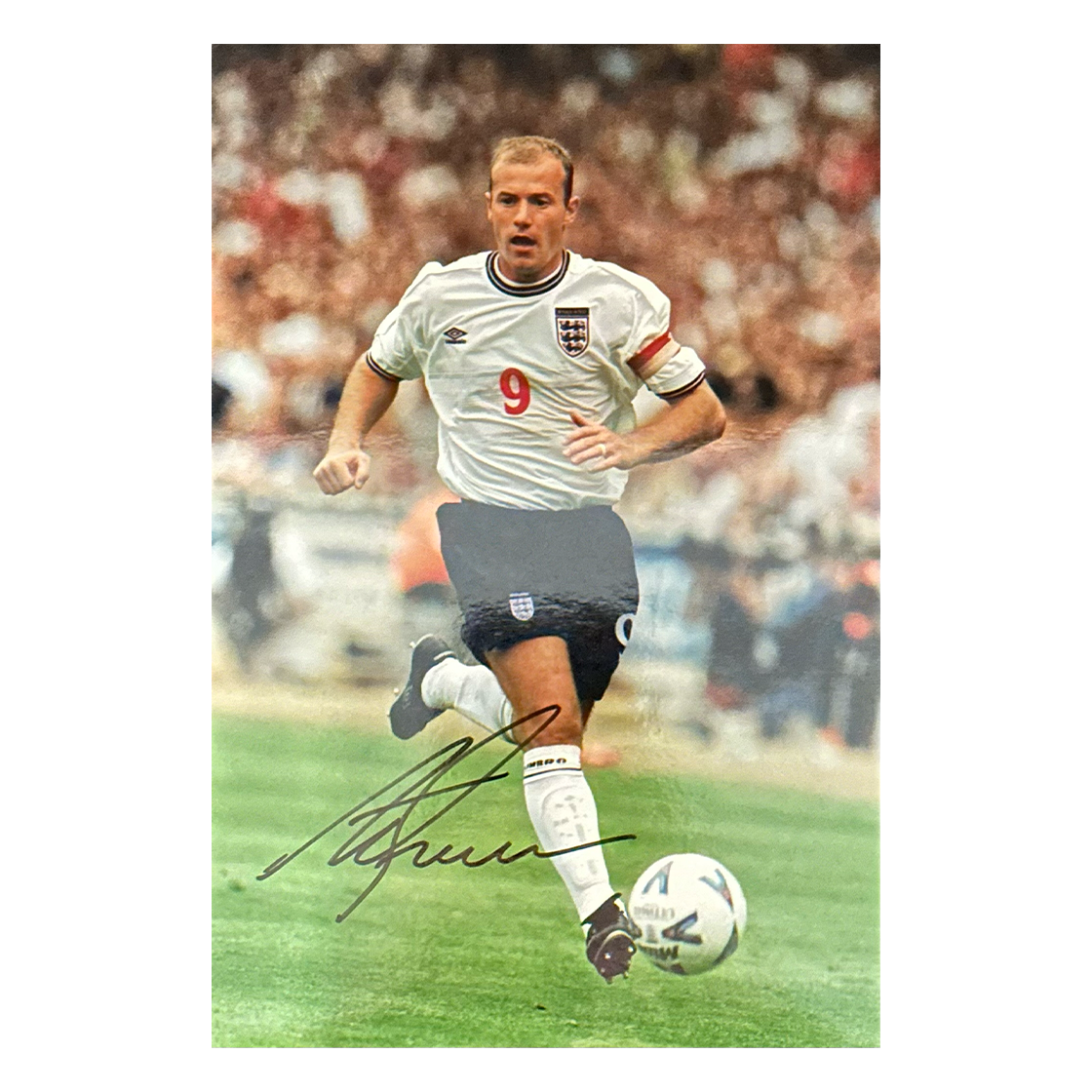 Alan Shearer Signed England 12x8 Photo 4 – The Fan Cave Memorabilia