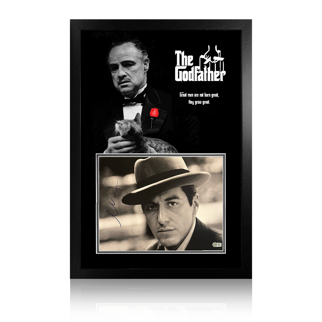 Al Pacino Signed The Godfather Image Premium Frame (AFTAL Authenticati ...