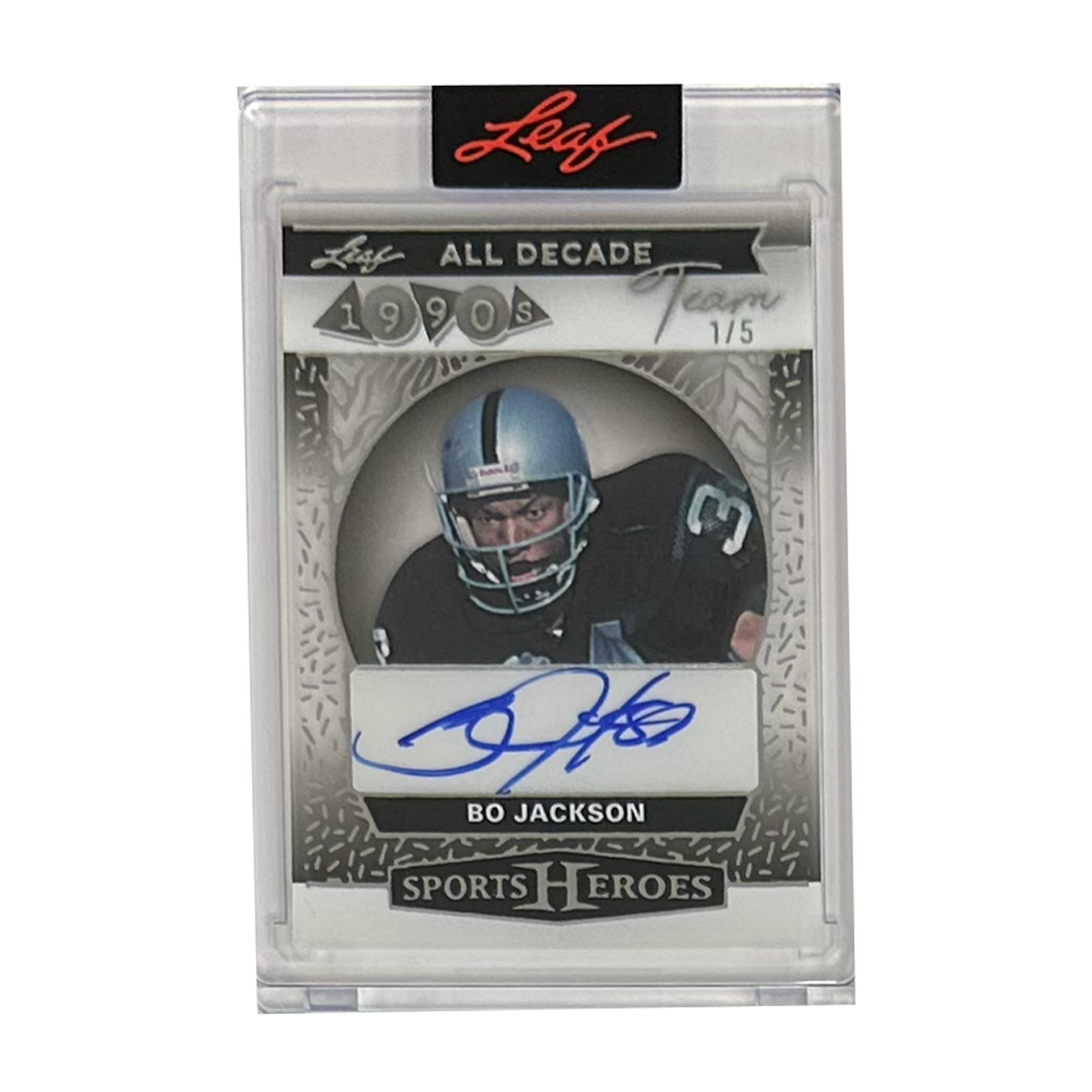 Leaf Sports Heroes All Decade Bo Jackson 1/5 – The Fan Cave Memorabilia