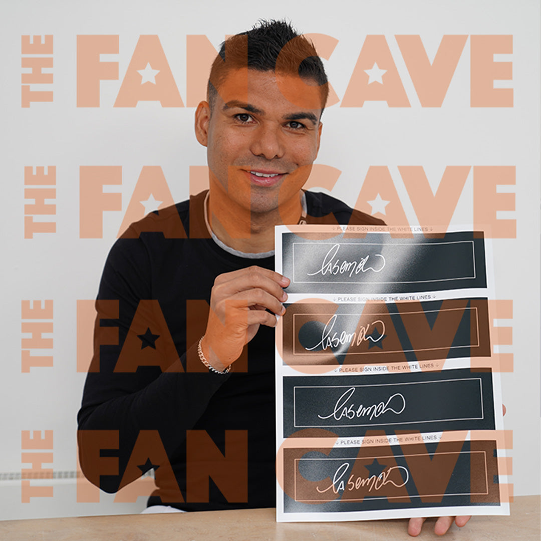 Casemiro Signed Plaque Iconic Frame – The Fan Cave Memorabilia
