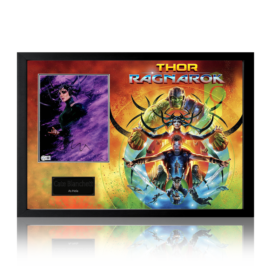 Cate Blanchett Signed Thor: Ragnarok Image Iconic Frame (AFTAL Authent ...