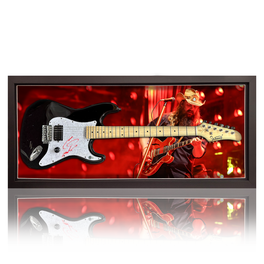 Chris Stapleton Signed Guitar Frame (AFTAL Authentication) – The Fan ...