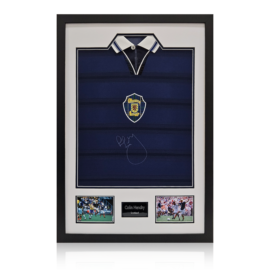 Colin Hendry Signed Scotland 1998 Shirt Premium Frame – The Fan Cave ...