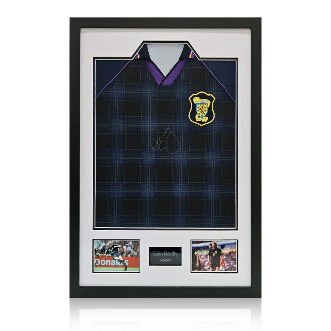 Colin Hendry Signed Scotland 1996 Shirt Premium Frame – The Fan Cave ...