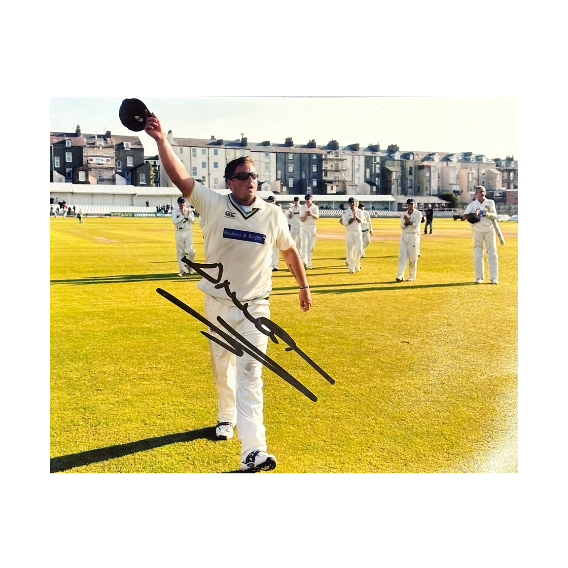 Darren Gough Signed 10x8 Image #2 – The Fan Cave Memorabilia