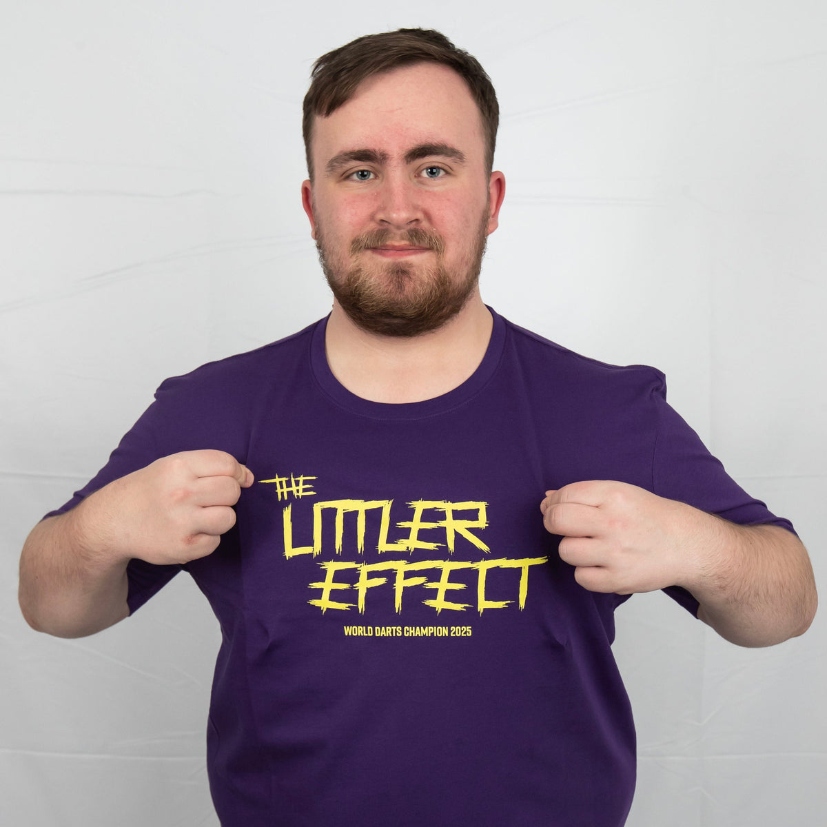Luke Littler World Champion 2025 Kids T-Shirt - Purple – The Fan Cave ...