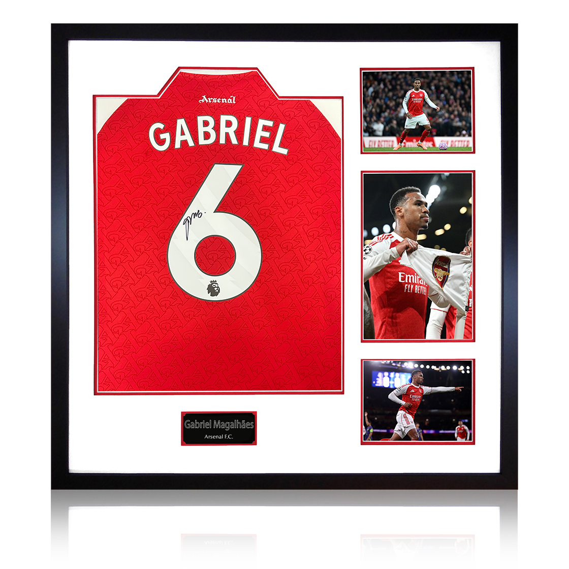 Gabriel Magalhães Signed Arsenal 25/26 Shirt Elite Frame – The Fan Cave ...