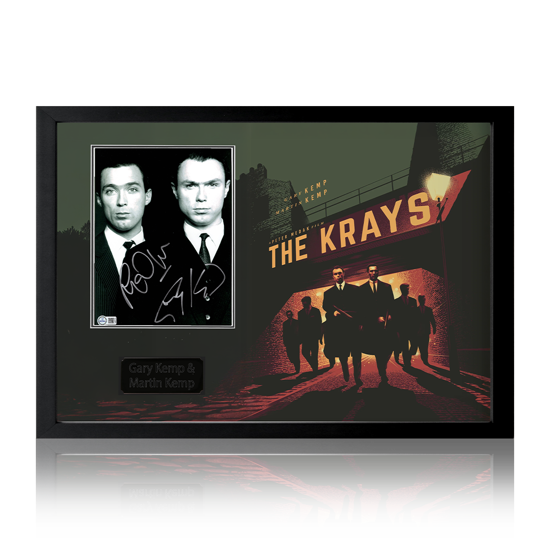 Gary Kemp & Martin Kemp Signed The Krays Image Iconic Frame (AFTAL Aut ...