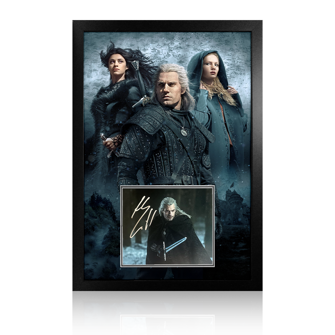 Henry Cavill The Witcher Signed Iconic Frame – The Fan Cave Memorabilia