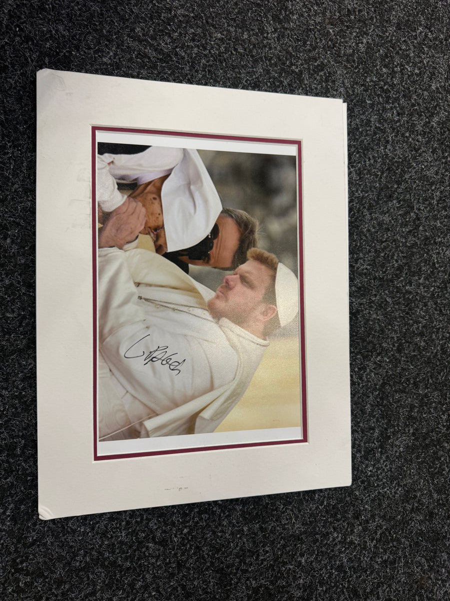 Patch Signed Mount – The Fan Cave Memorabilia