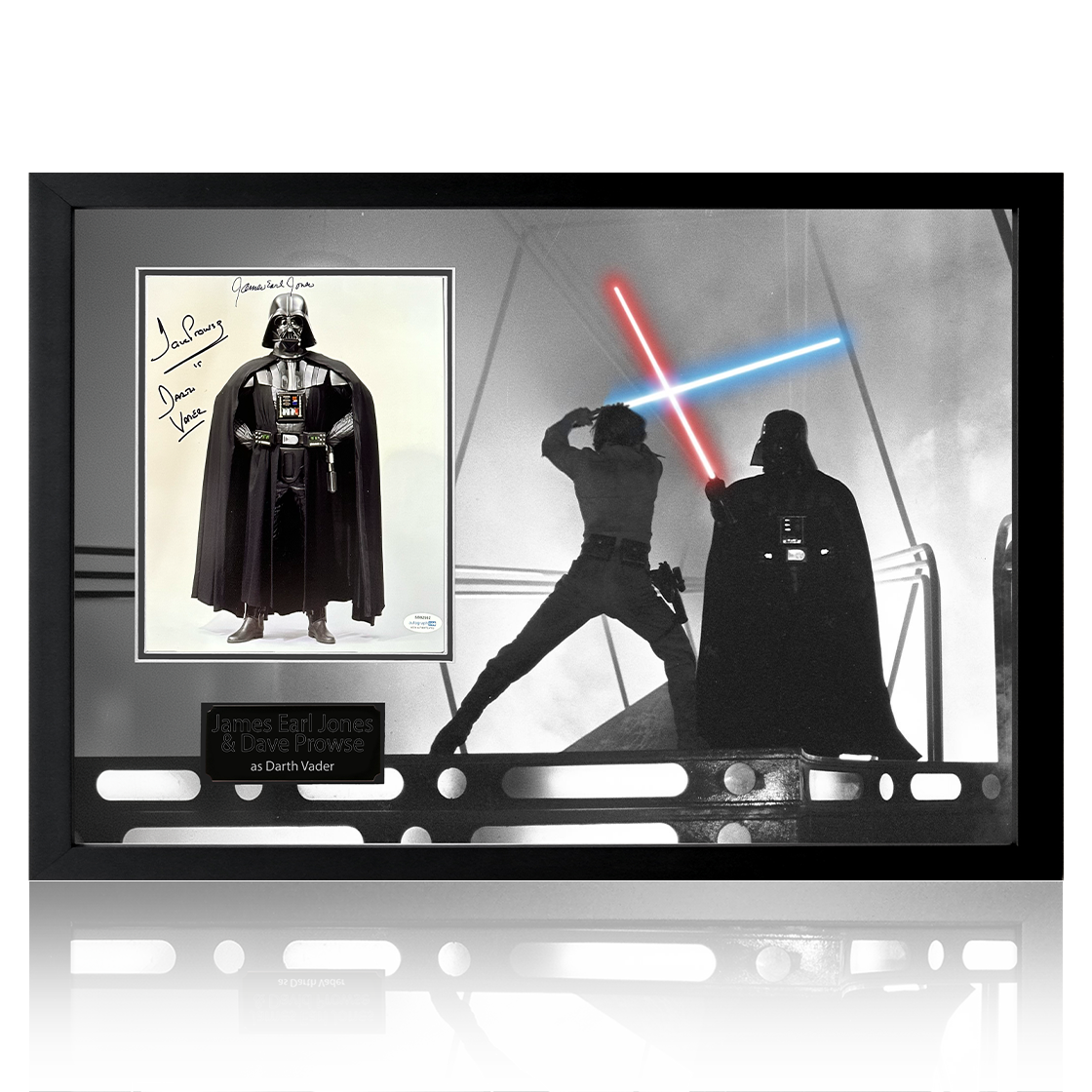 James Earl Jones & Dave Prowse Signed Darth Vader Iconic Frame #1 (ACO ...