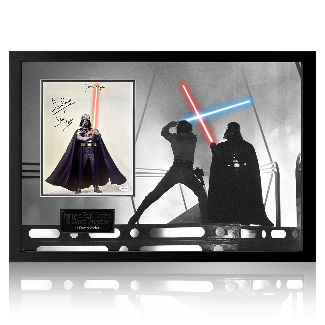 James Earl Jones & Dave Prowse Signed Darth Vader Iconic Frame #3 (ACO ...