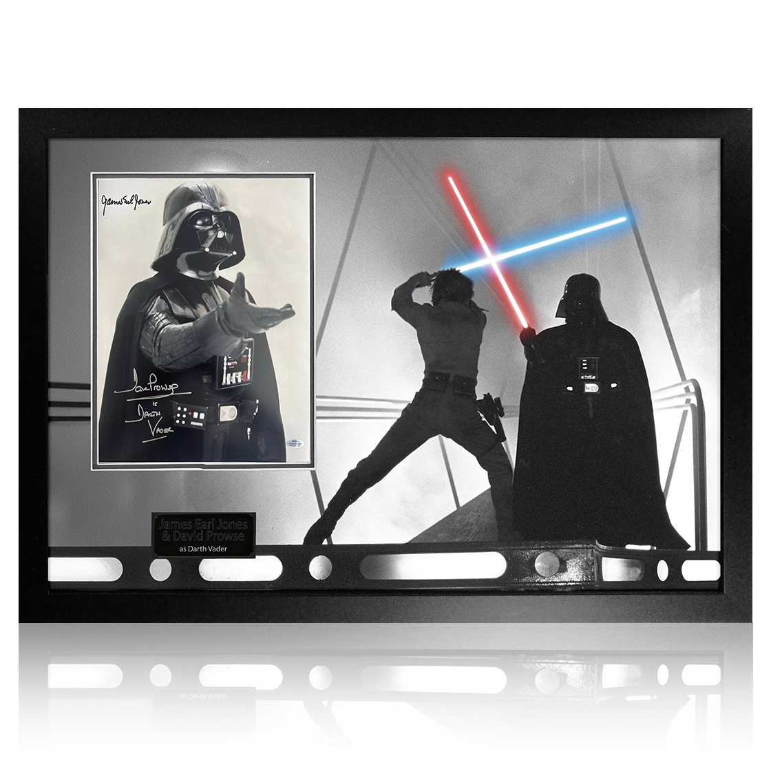 James Earl Jones & Dave Prowse Signed Darth Vader Premium Frame #2 ...