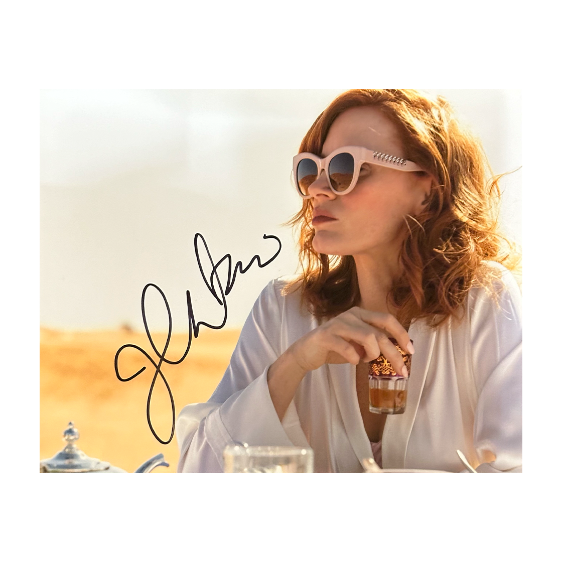 Jessica Chastain Signed 10x8 The Forgiven Image (ACOA) – The Fan Cave ...
