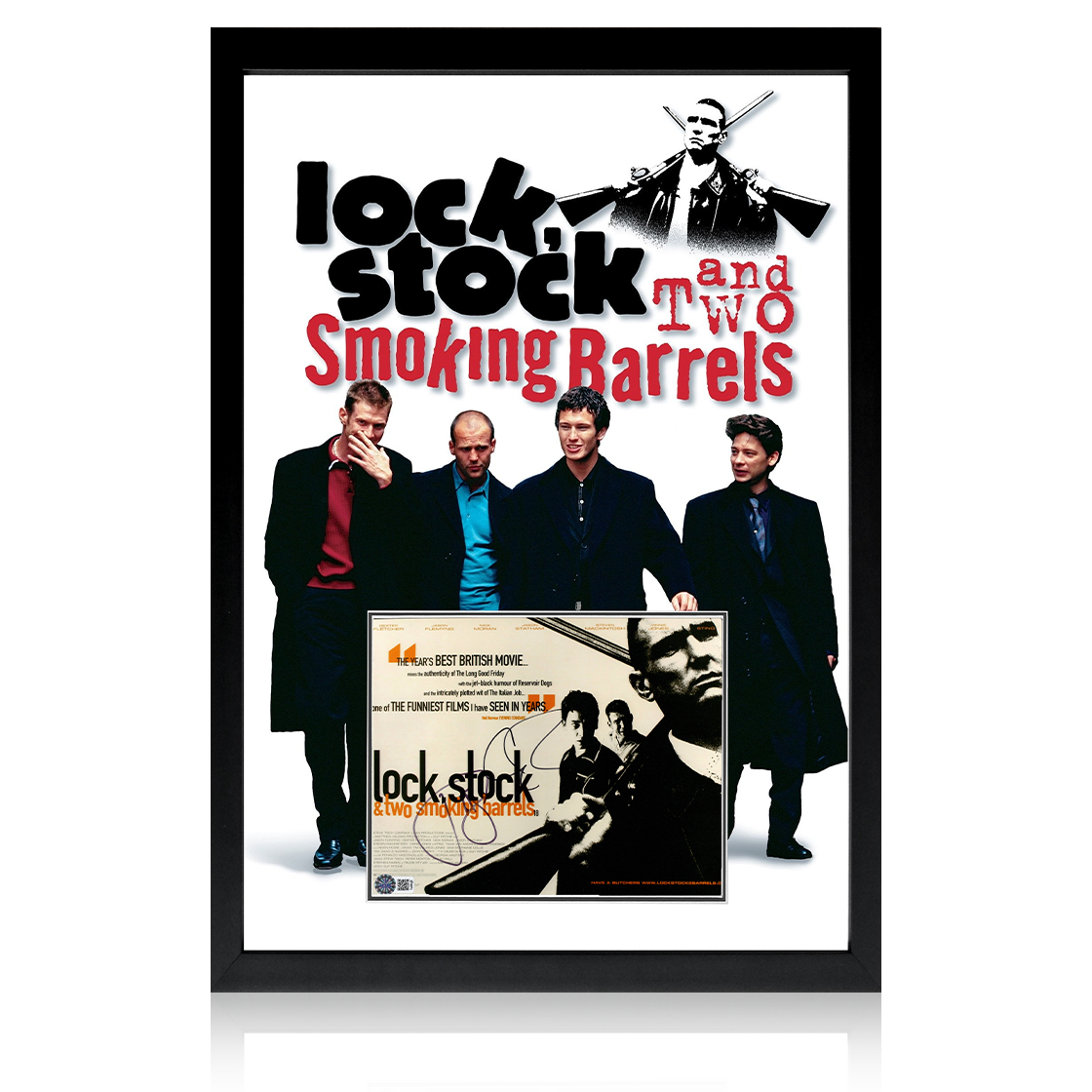 Jason Statham & Guy Richie Signed Lock, Stock and Two Smoking Barrels ...