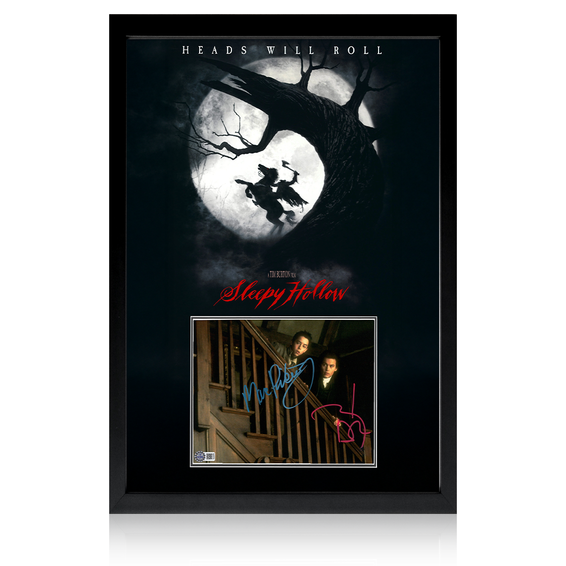 Johnny Depp & Marc Pickering Signed Sleepy Hollow Image Iconic Frame ...