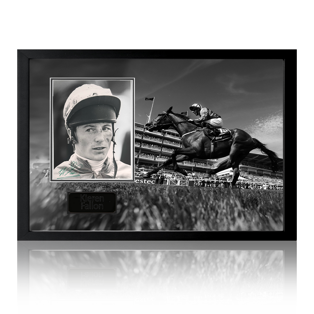 Kieren Fallon Signed Iconic Display – The Fan Cave Memorabilia