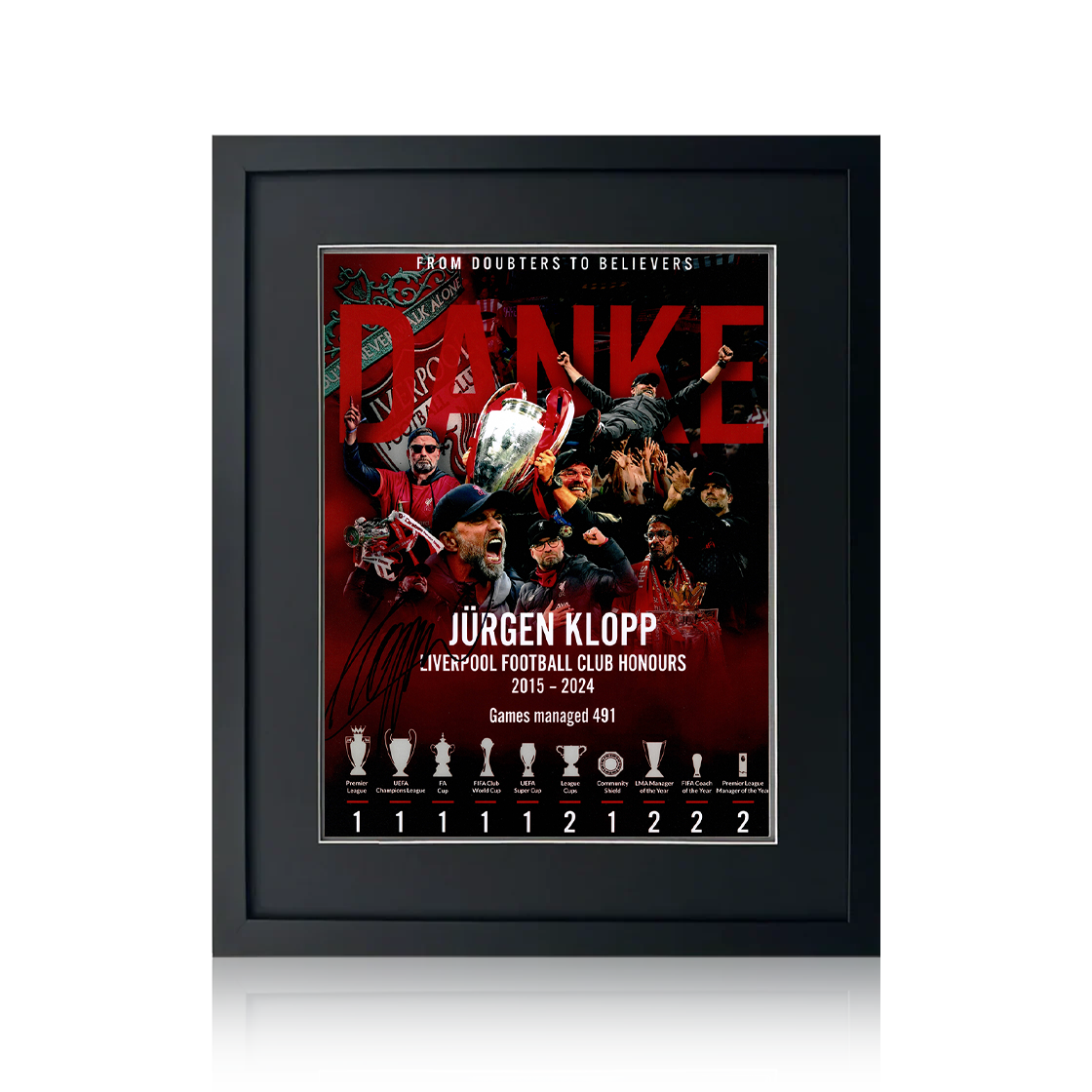 Jürgen Klopp Signed Image Compact Frame (ACG Cert) – The Fan Cave ...