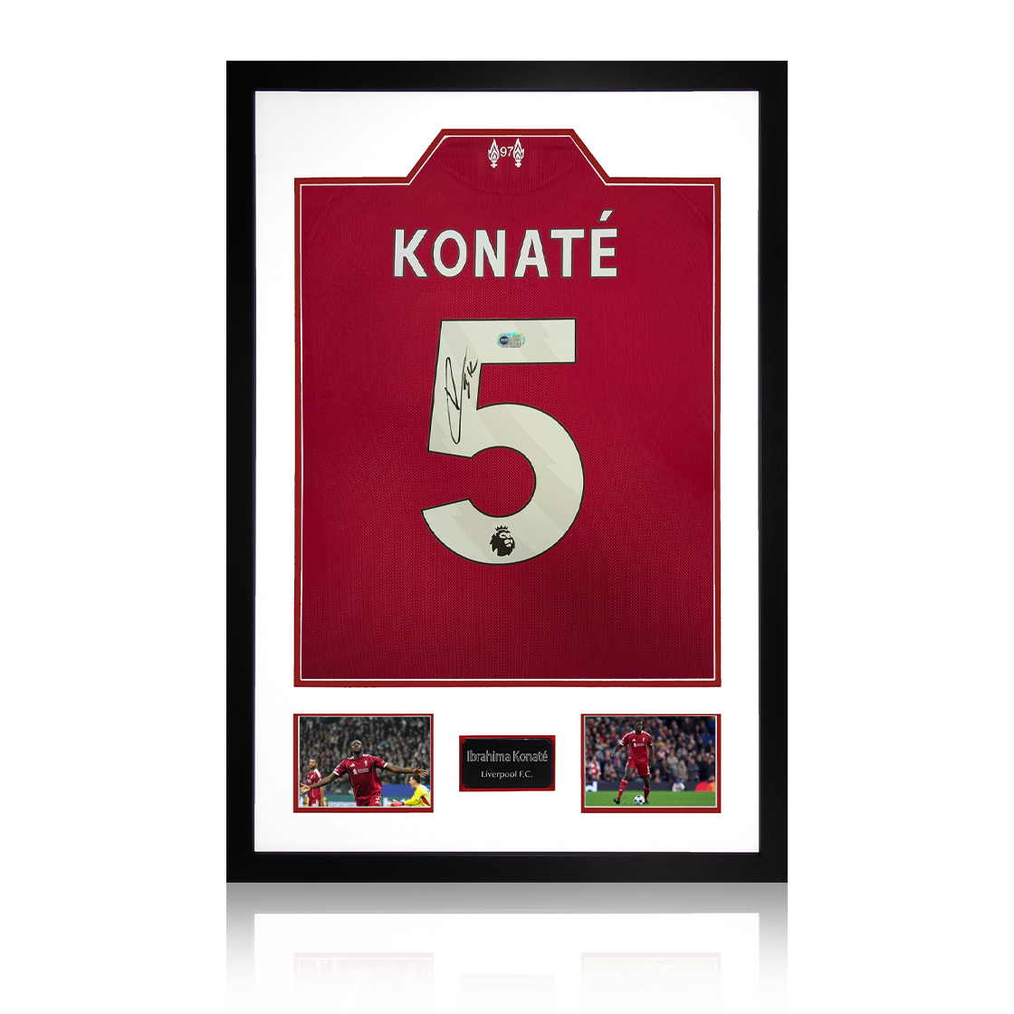 Ibrahima Konaté Signed Liverpool Shirt Premium Frame (ACG Cert) – The ...