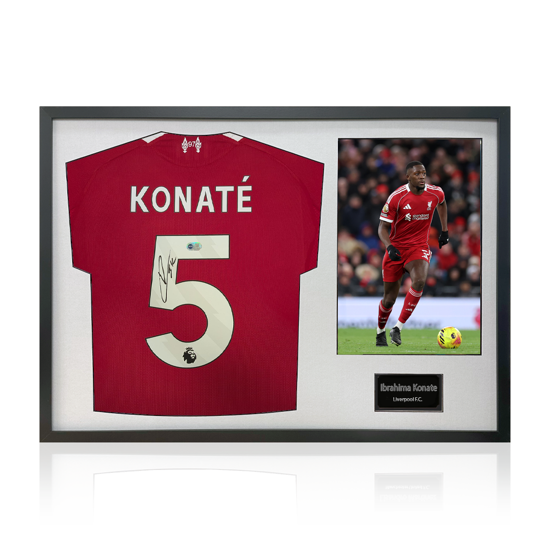 Ibrahima Konaté Signed Liverpool Shirt Classic Frame (ACG Cert) – The ...