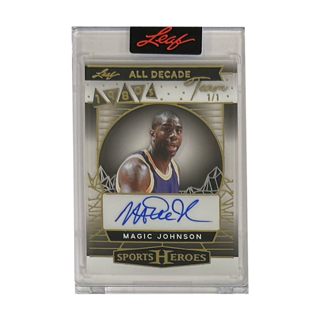 Leaf Sports Heroes All Decade Magic Johnson 1/1 – The Fan Cave Memorabilia