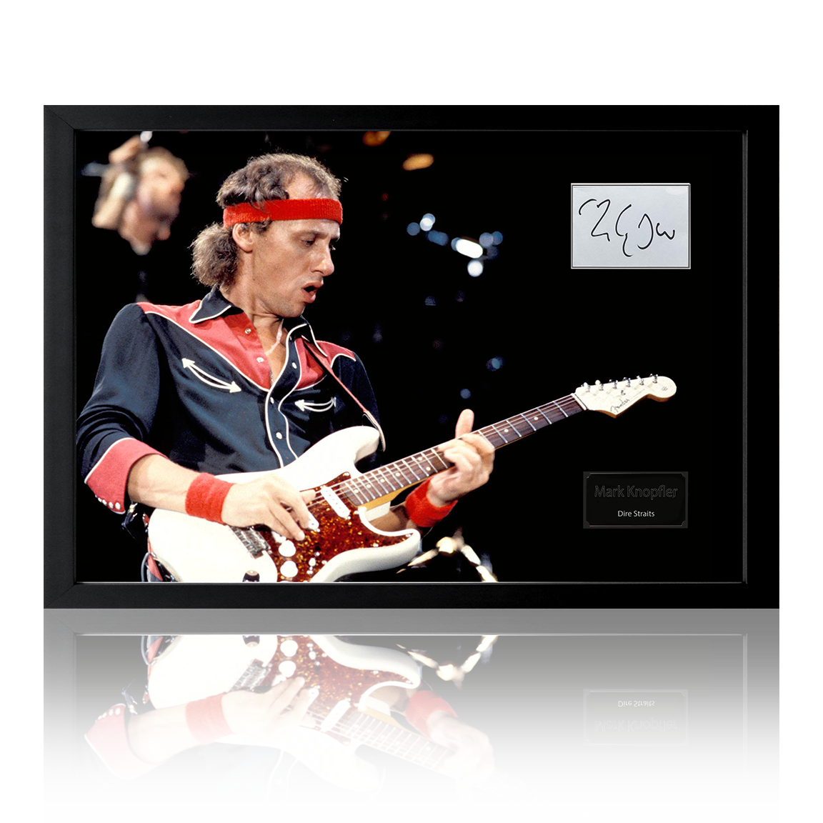 Mark Knopfler (Dire Straits) Signed Framed Display (ACOA) – The Fan ...