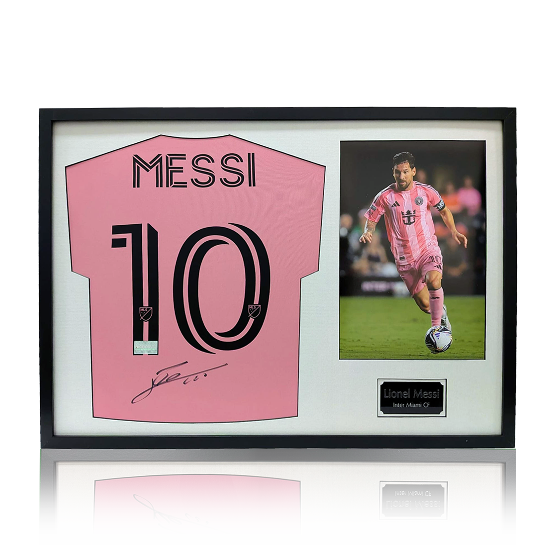 Lionel Messi Signed Inter Miami CF Shirt Classic Frame – The Fan Cave ...