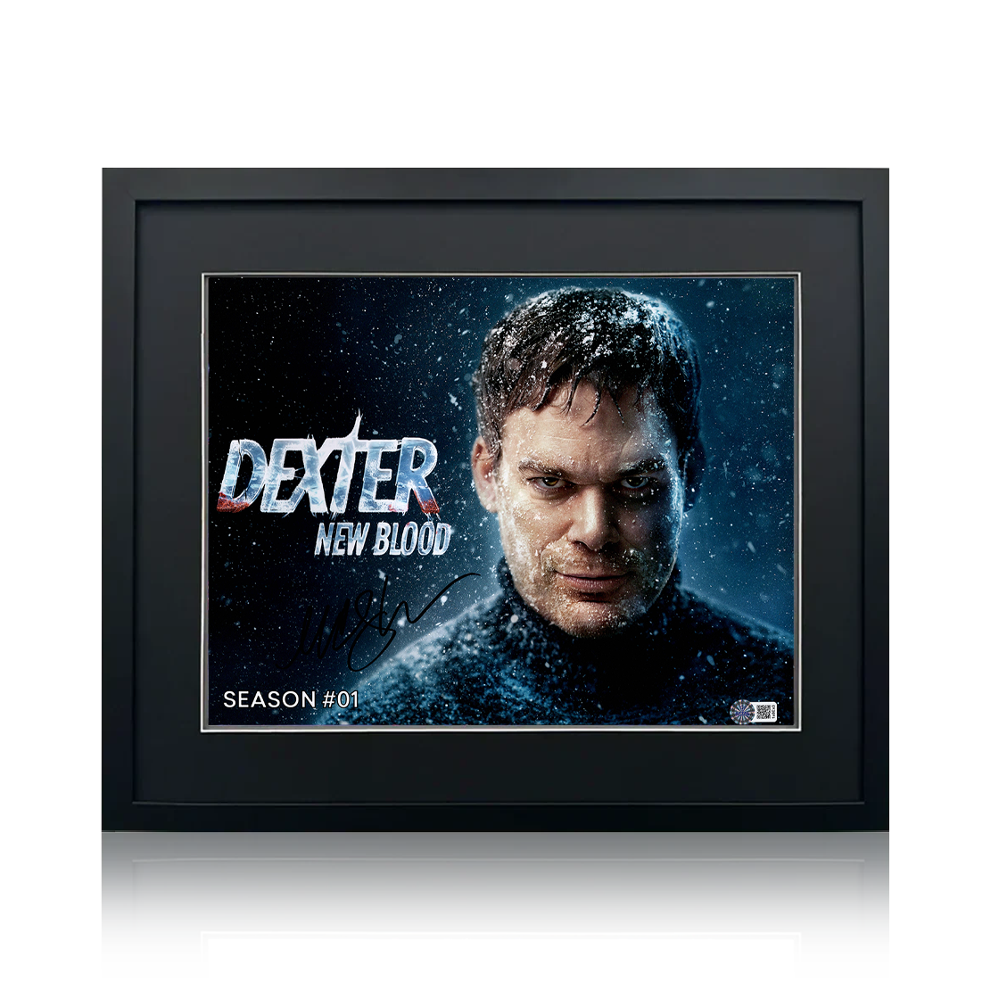 Michael C. Hall Signed Dexter Image Compact Frame (AFTAL Authenticatio ...