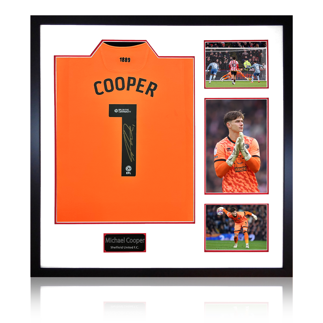 Michael Cooper Signed Sheffield United 24/25 Shirt Elite Frame – The ...
