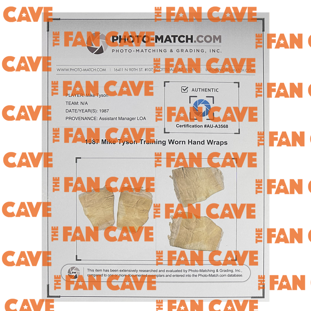 Mike Tyson – The Fan Cave Memorabilia