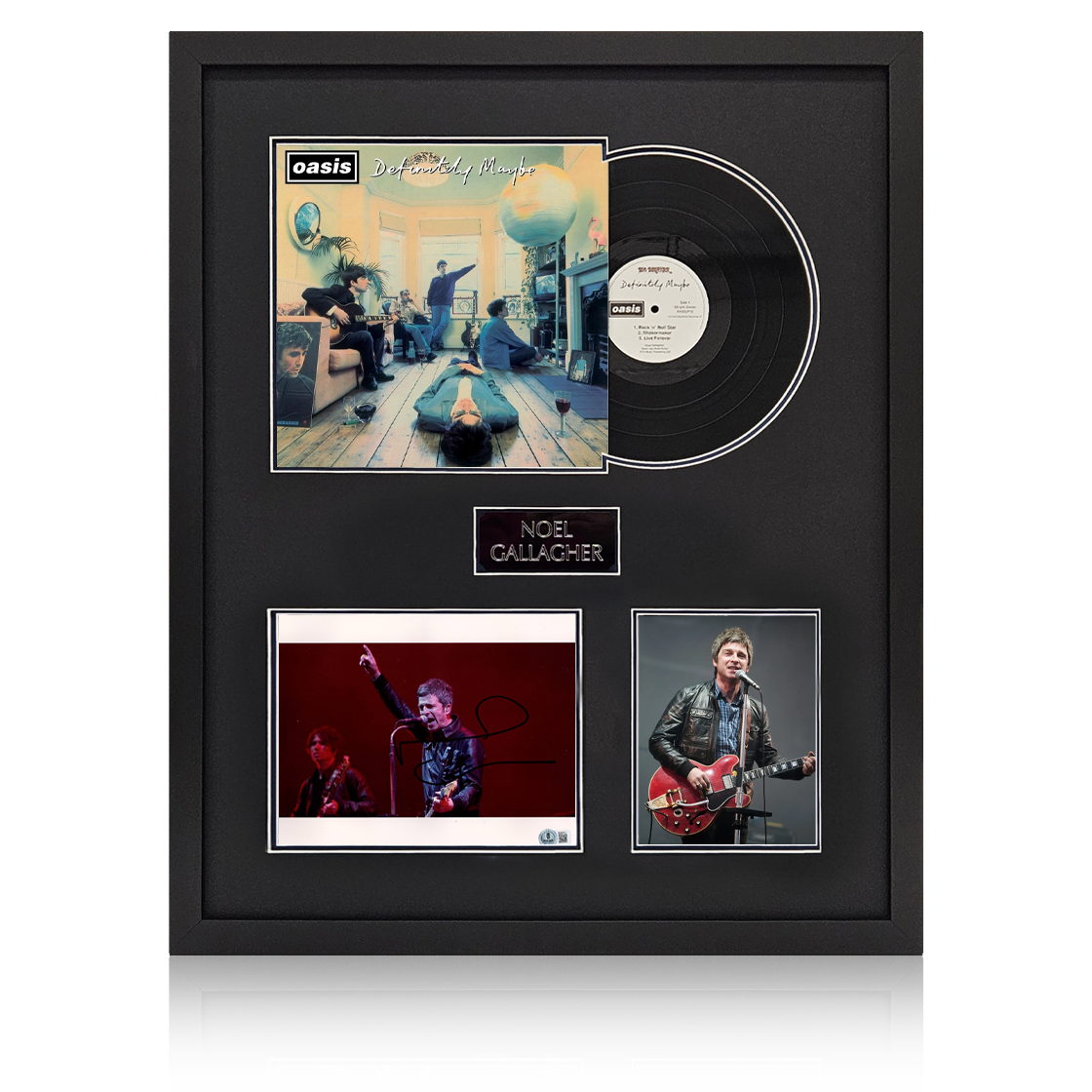 Noel Gallagher Signed 10x8 Image LP Elite Frame (Beckett) – The Fan ...