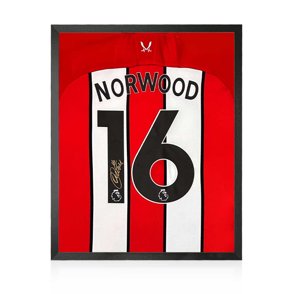 Ollie Norwood Signed Sheffield United 23/24 Shirt Compact Display – The ...
