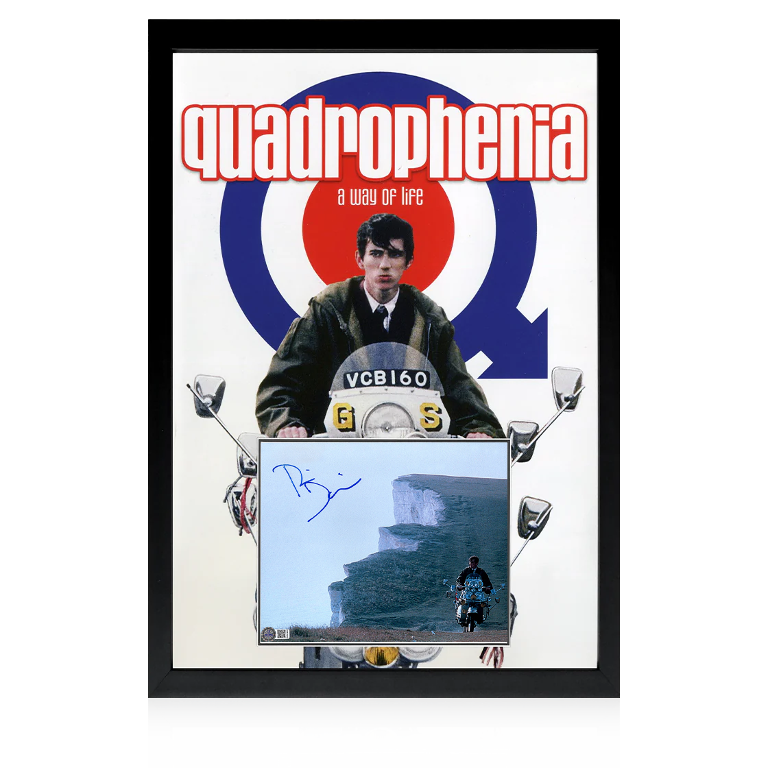 Phil Daniels Signed Quadrophenia Image Iconic Frame (AFTAL Authenticat ...