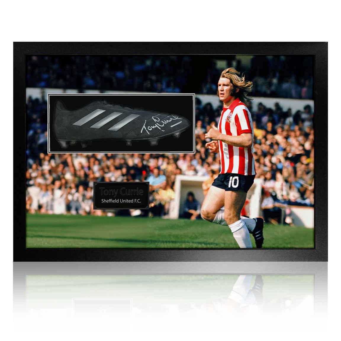 Tony Currie Signed Sheffield United Boot Iconic Frame #2 – The Fan Cave ...