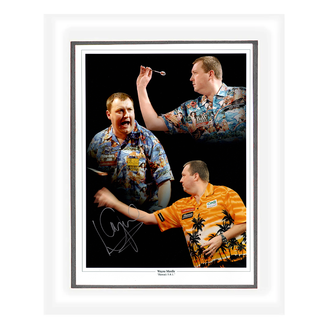 Wayne Mardle Signed Deluxe Mount – The Fan Cave Memorabilia