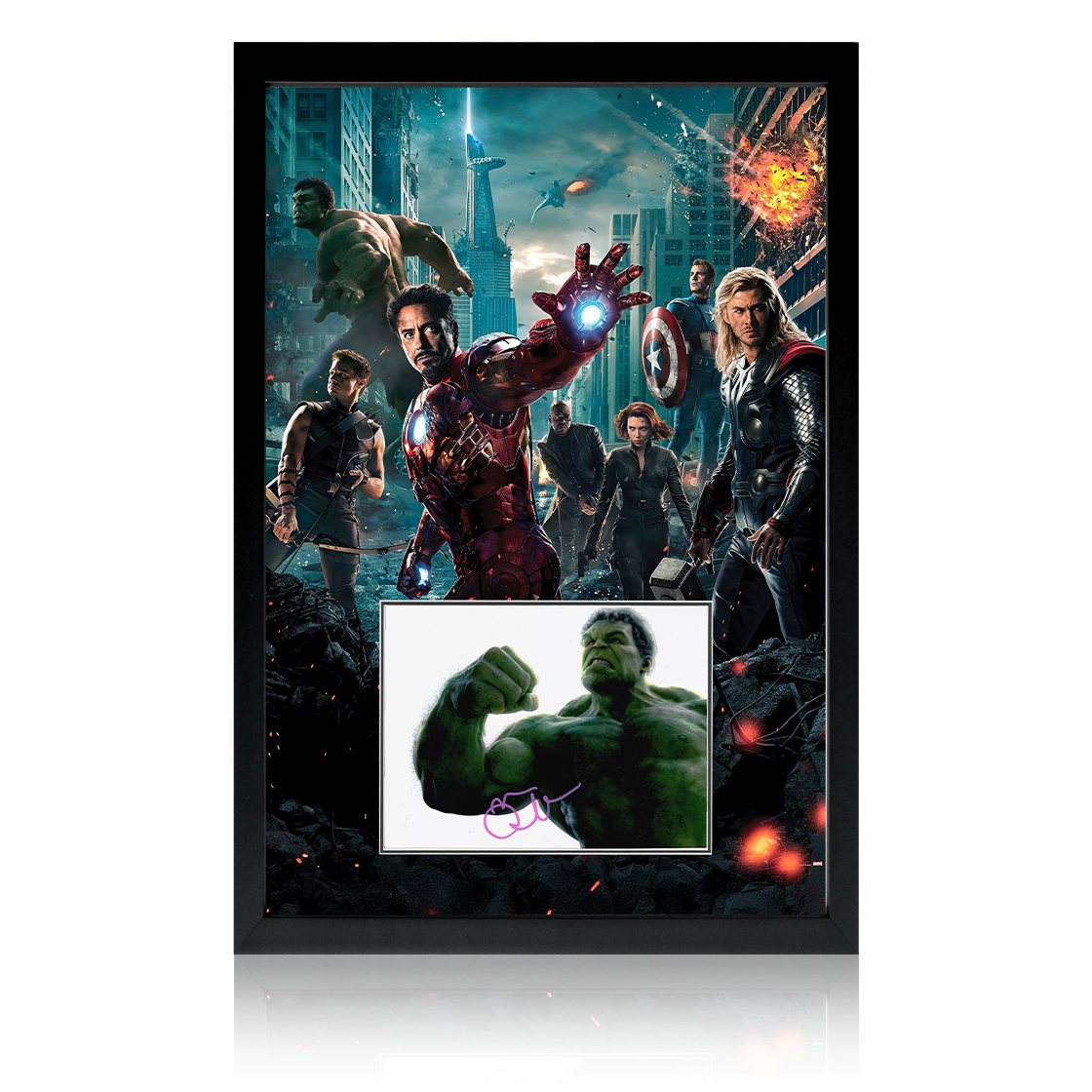 Mark Rufalo Signed Hulk 'The Avengers' Iconic Frame – The Fan Cave ...