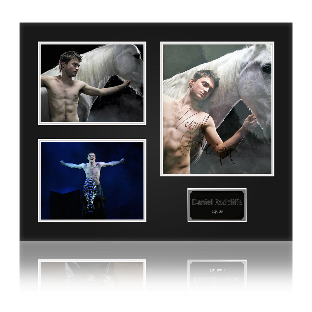 Daniel Radcliffe Equus Signed Deluxe Mount Display – The Fan Cave ...