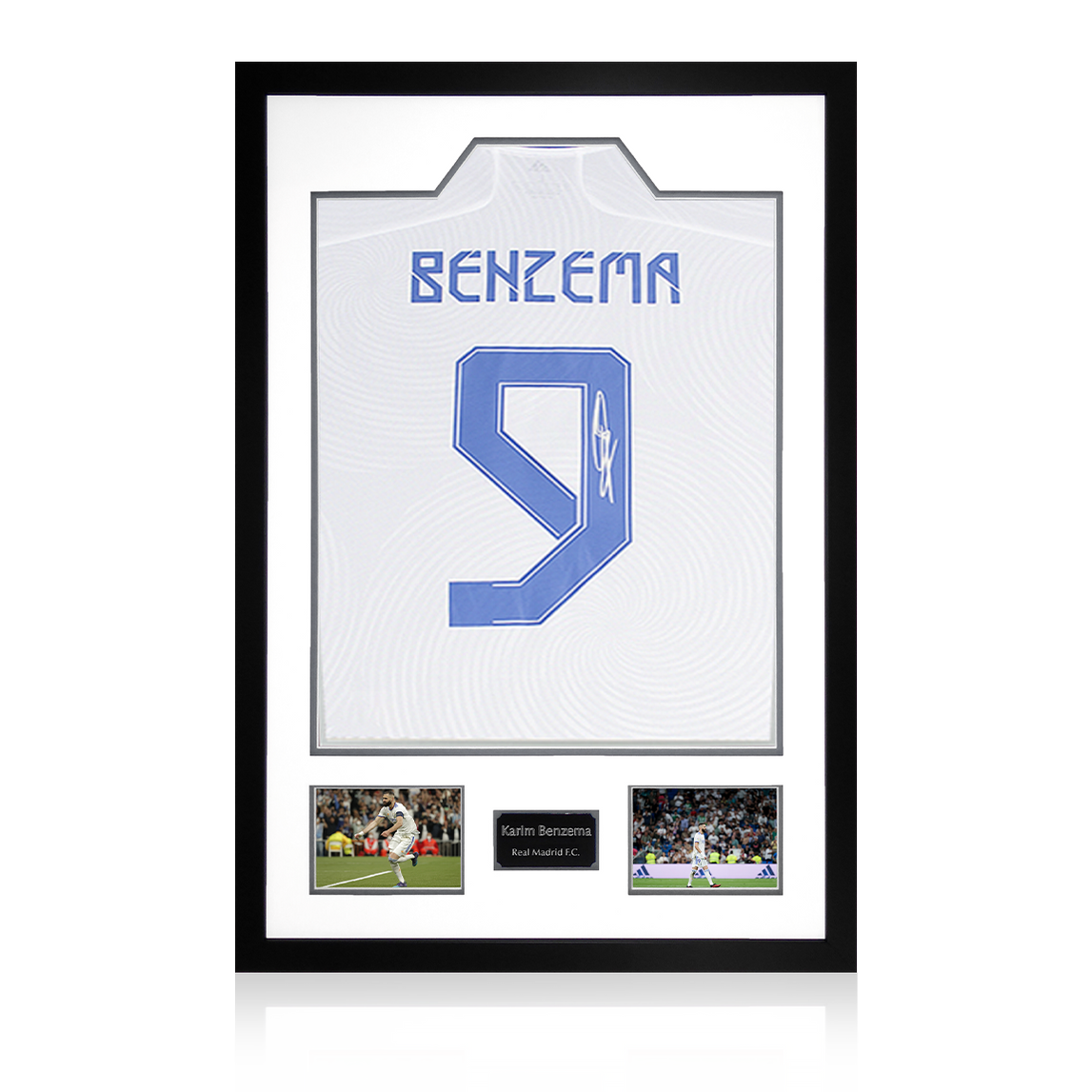 Karim Benzema Signed Real Framed Shirt Display – The Fan Cave Memorabilia