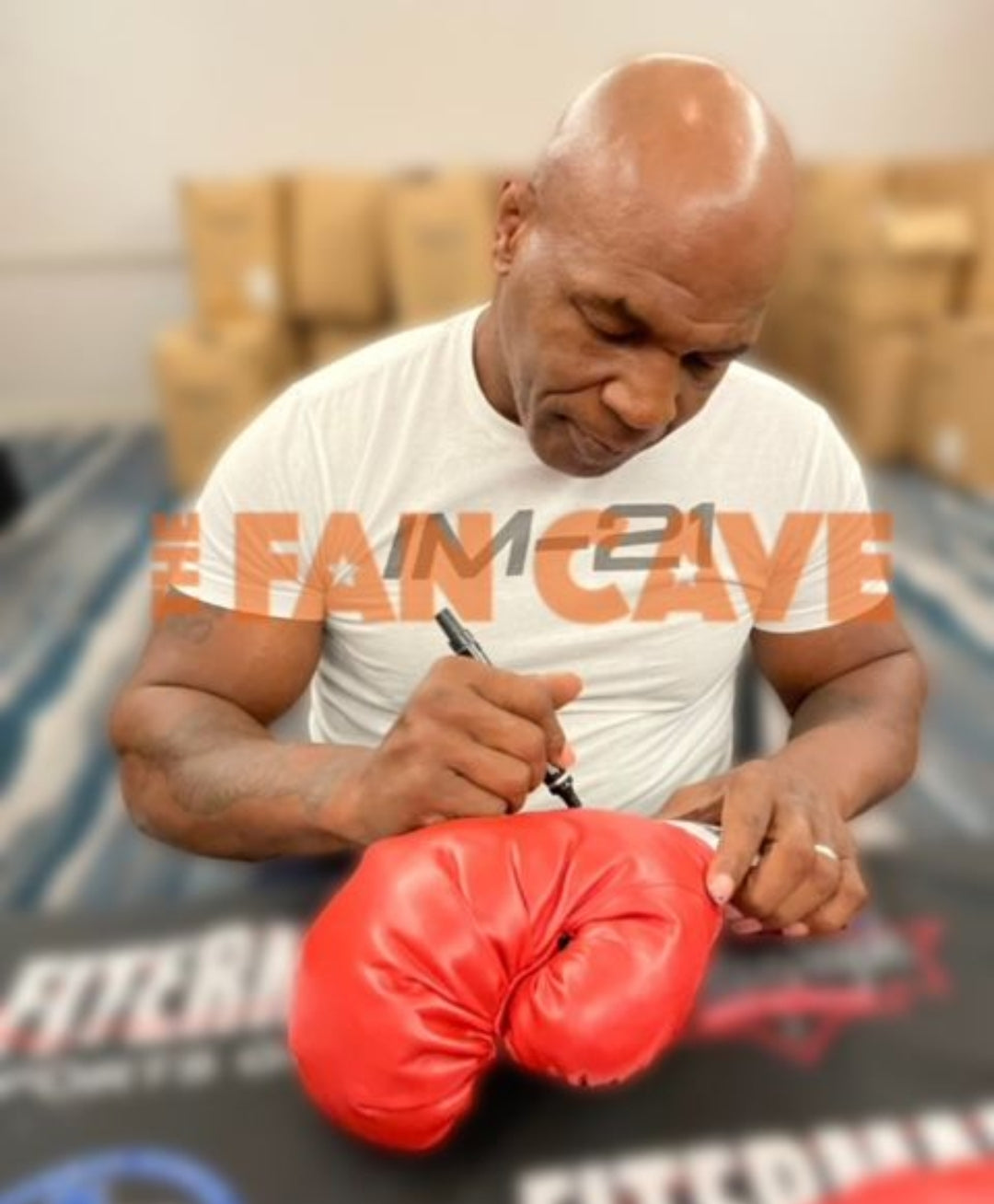Mike Tyson – The Fan Cave Memorabilia