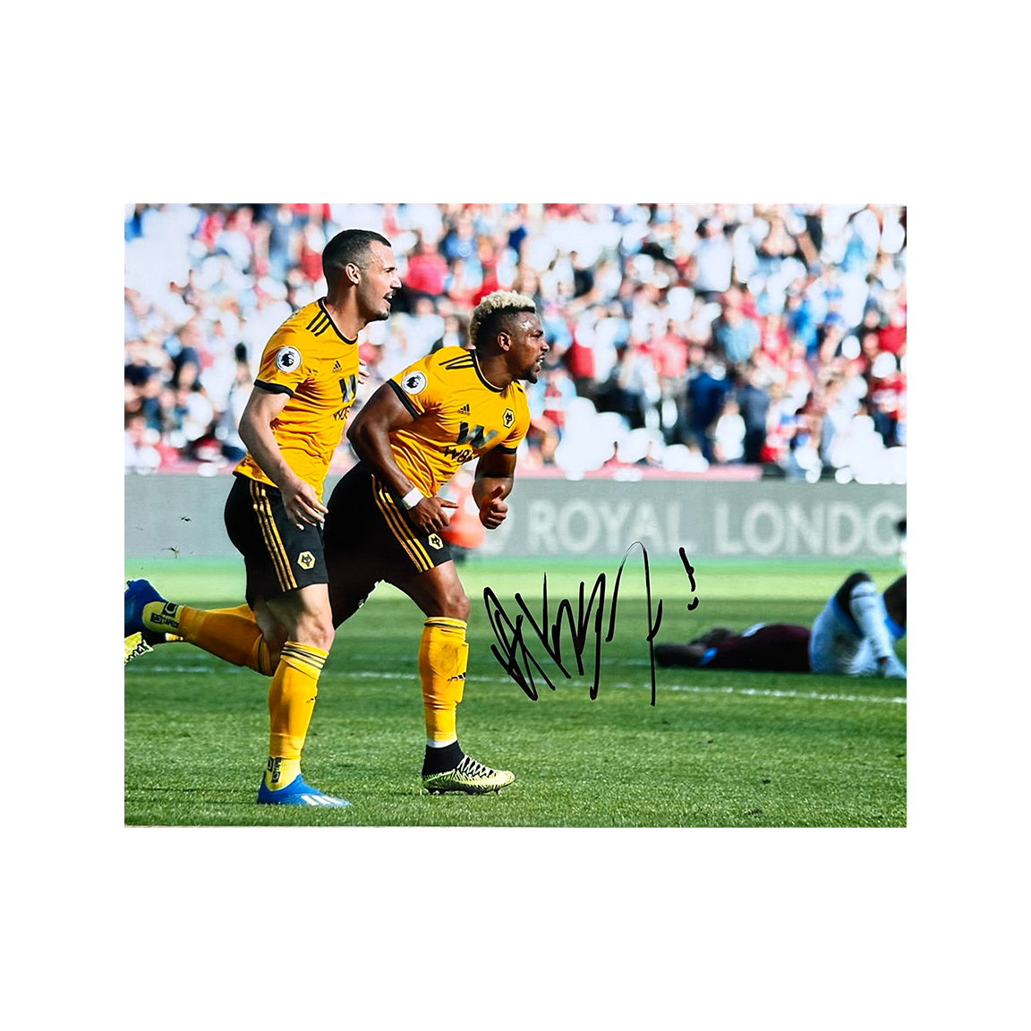 Adama Traoré Signed Wolverhampton Wanderers 10x8 – The Fan Cave Memorabilia